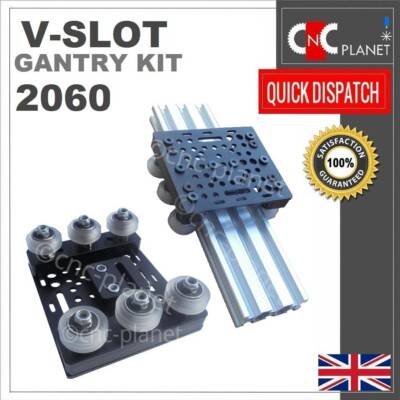 V-SLOT 2060 EXTRUSION Profile Gantry Plate Kit Cnc Router Actuator X Y ...