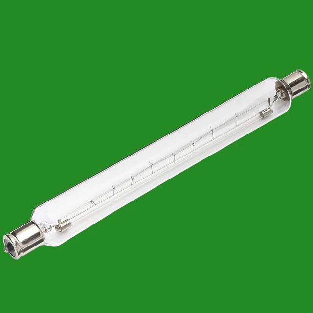 1X 60W BELL 221mm Clear Double Ended Tubular Lamp S15 Linear Strip ...