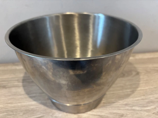 KENWOOD STAINLESS STEEL Mixing Bowl part number 17551 - Made in Sweden ...