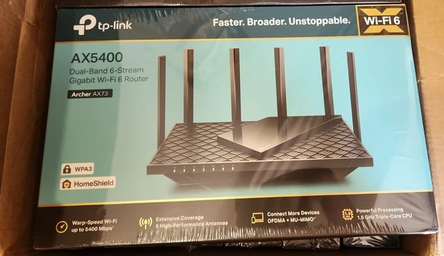 TP-LINK AX5400 - Wi-Fi 6 Router (Archer AX73) - Dual Band Gigabit ...