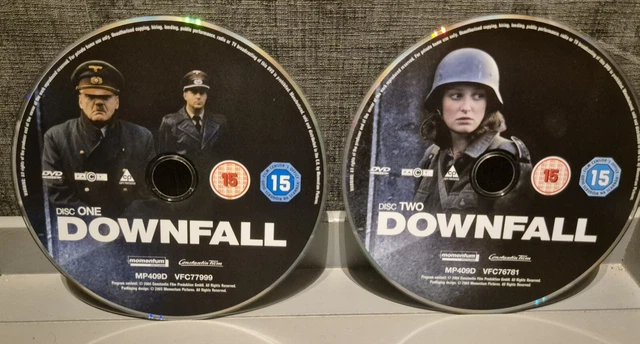 DOWNFALL DVD, 2 Disc Edition,Disc Only in plastic sleeve £2.99 ...