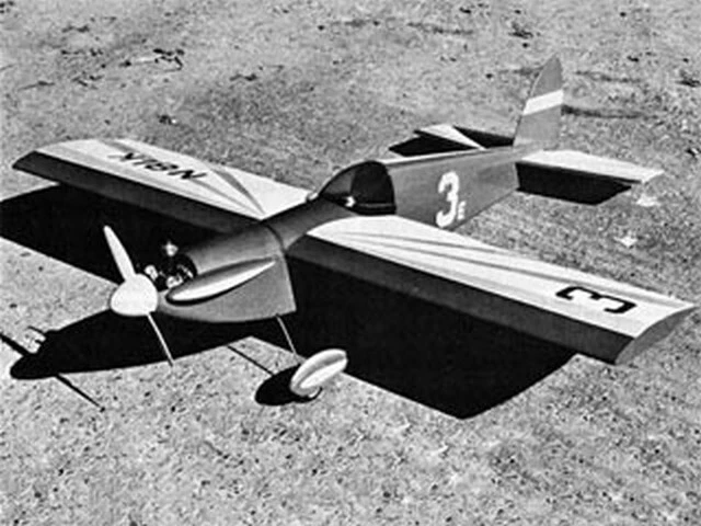 CUT-LESS 1/2A PYLON 30" Wingspan R/C Model Airplane Printed Plans ...