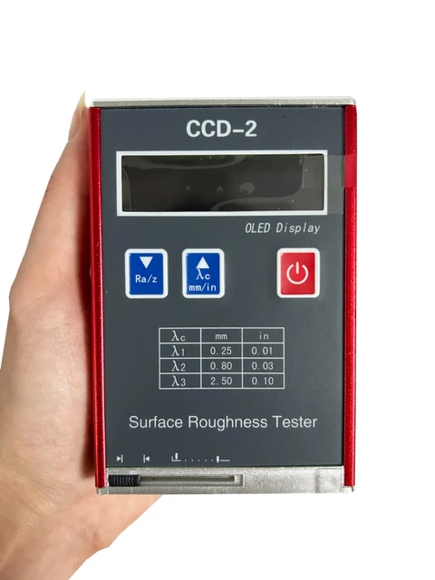 DIGITAL SURFACE ROUGHNESS Tester Ra Rz Rq Rt Profile Gauge Measuring ...