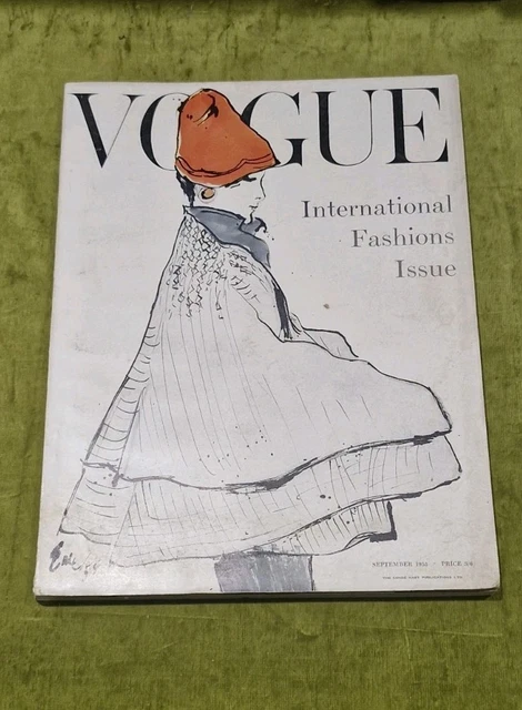 VOGUE MAGAZINE 1955 September : AUDREY HEPBURN, SIMONE D'AILLENCOURT ...