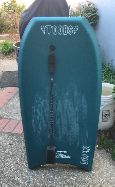 CLASSIC VINTAGE TOOBS DC42 Boogie Board Bodyboard 42" w/ Leash Used $89 ...