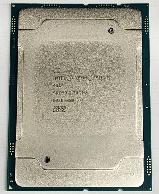 SRFB9 INTEL XEON Silver 4214 12Core 2.20GHz 16.5MB 85W LGA3647 CPU $135 ...