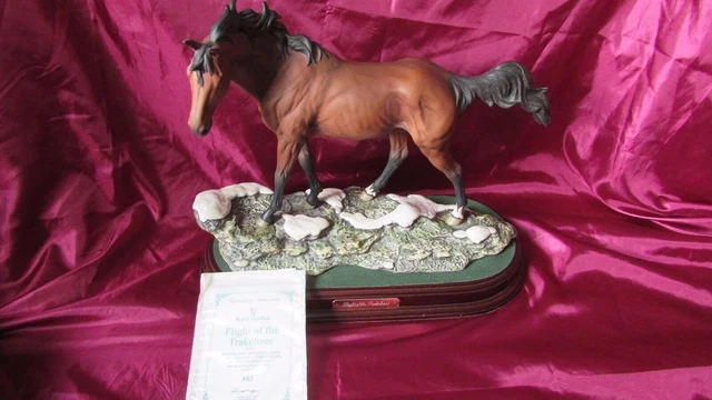ROYAL DOULTON HORSE Da236 Flight Of The Trakehner Da 236 Ltd Edition ...
