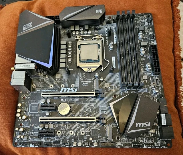 MSI MPG Z390M GAMING EDGE AC Motherboard Intel Z390m LGA 115X DDR4 mATX ...