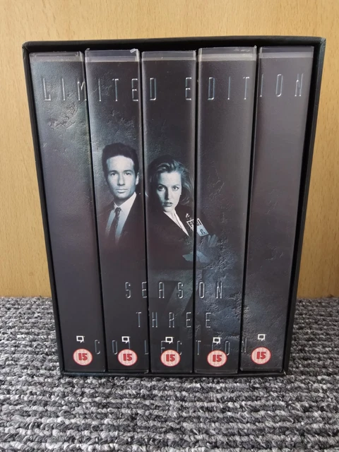 THE X-FILES SEASON 3 - VHS Tape Box Set Vintage £16.32 - PicClick UK
