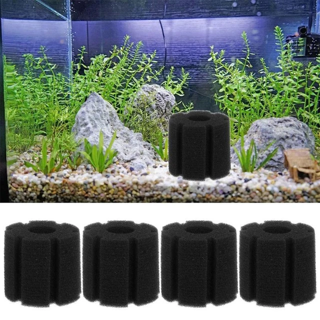 4 PACKS SPONGE Foam Biochemical Filter Replacement Fish for Tank Filter ...