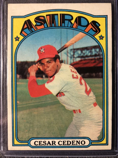 VINTAGE 1972 Topps "Cesar Cedeno" Houston Astros #65 EUR 2,14 - PicClick FR