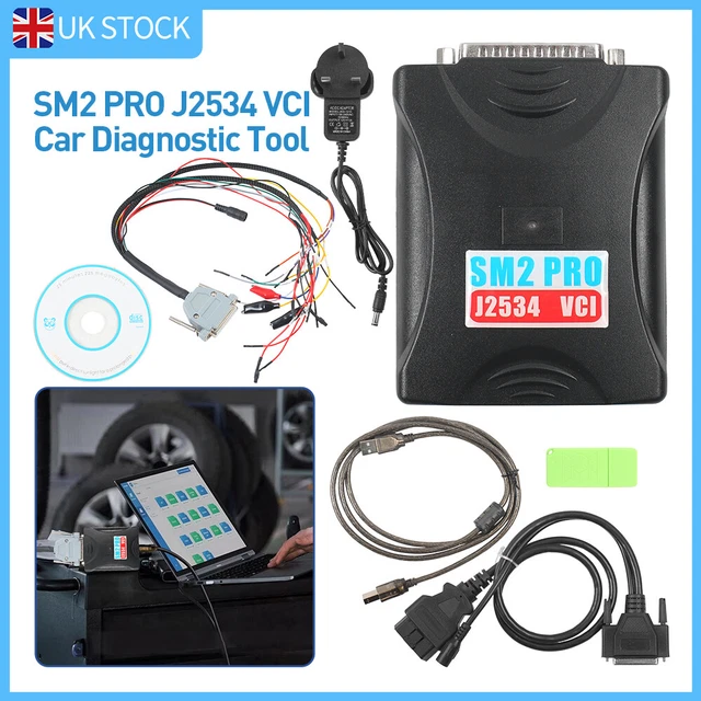 SM2 PRO J2534 VCI 67 in 1 Programmer Dongle Read Write ECU Update Scanner Chip £69.99 - PicClick UK