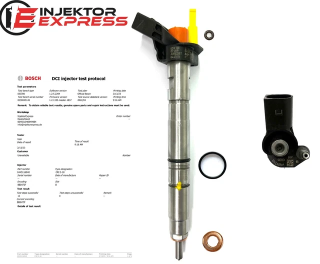 AUDI A4 A5 A6 A8 Q5 3.0 TDI EINSPRITZDÜSE INJEKTOR 059130277CC ...