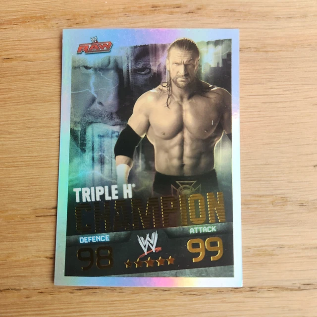 CARTE EVOLUTION SLAM ATTAX Triple H Champion Raw EUR 2,00 - PicClick FR