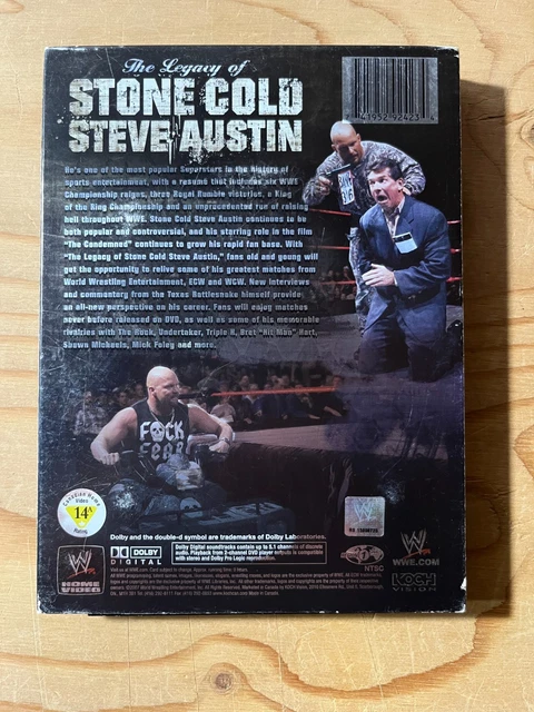 THE LEGACY OF Stone Cold Steve Austin (Three Disc) (DVD, 2008) $9.99 ...