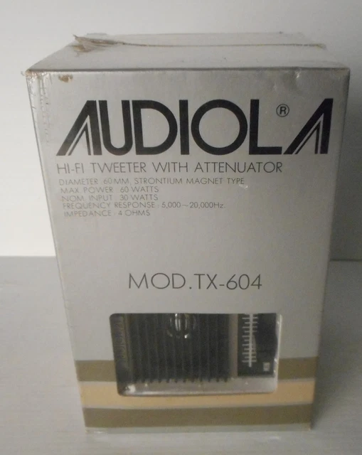 AUDIOLA TX-604 COPPIA tweeter, RARI NUOVI! EUR 50,00 - PicClick FR