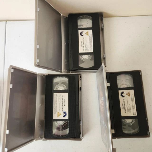 STAR TREK VHS Bundle x6 The Next Generation Used Condition Working 1 ...