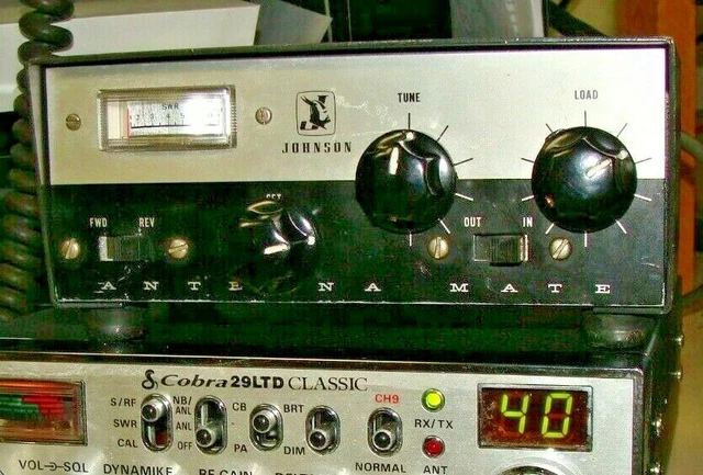 VINTAGE CB RADIO antenna tuner by E.F. Johnson $15.50 - PicClick CA