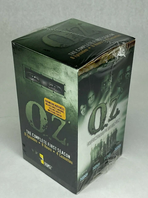 OZ THE COMPLETE First Season HBO Series VHS 4-Tape Set Boxed Set BRAND ...