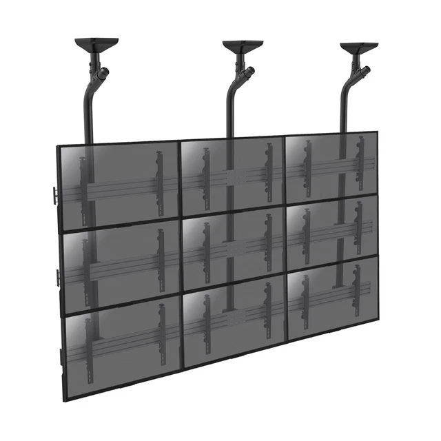 SUPPORT PLAFOND MUR d'images pour 9 écrans TV 45''-50'' EUR 1.800,90 - PicClick FR