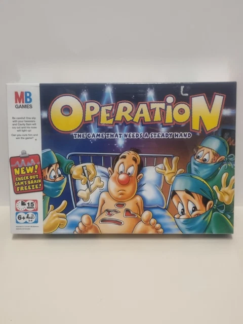 2004 OPERATION ELECTRONIC Board Game - Hasbro Classic - Brand New ...