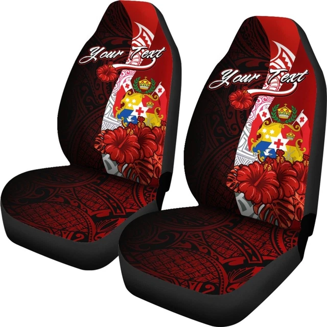 HAWAIIAN TURTLE HIBISCUS Plumeria Kanaka Polynesian Car Seat Covers ...