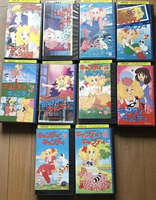 CANDY CANDY SET of 10 VHS Cassette Tape Anime Japan Yumiko Igarashi ...