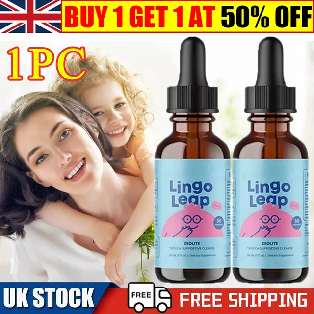 LINGO LEAP CHILDREN'S Drops - Zeolite Detox for Speech Delays Therapy ...