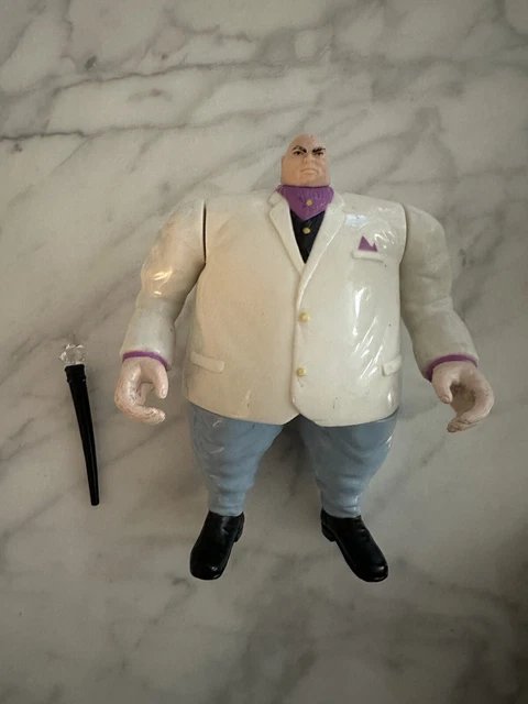 SPIDER-MAN ANIMATED SERIES KINGPIN Grab Smash 6" Action Figure 1994 ...
