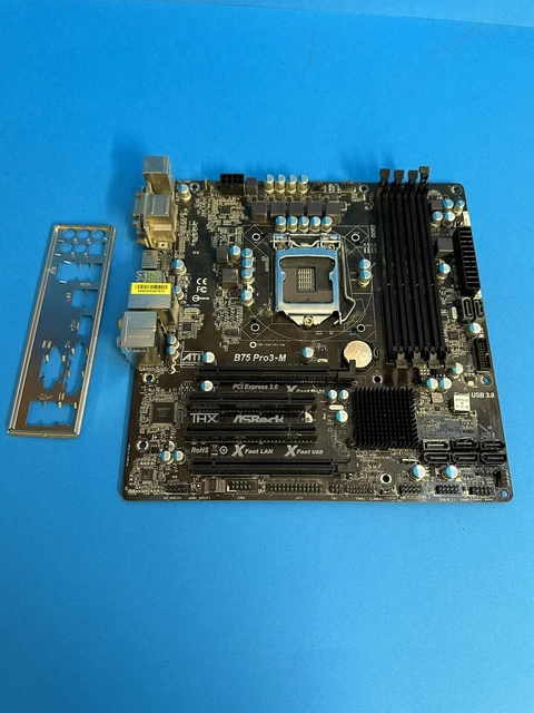 ASROCK B75 PRO3-M Motherboard Socket LGA 1155 Intel B75 DDR3 Micro ATX ...