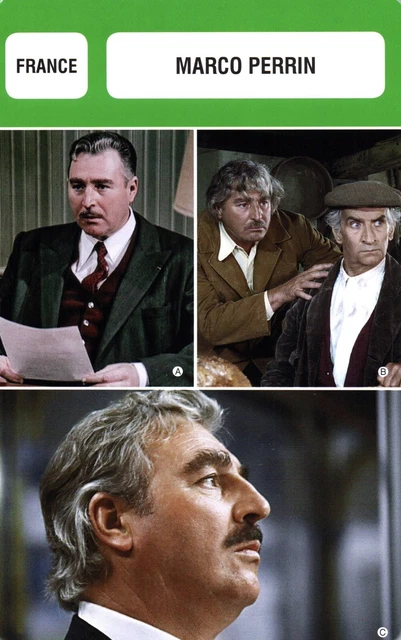 FICHE CINÉMA - Acteurs - MARCO PERRIN EUR 2,49 - PicClick FR