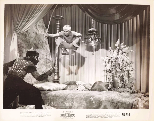PHOTO 1955 SON Of Sinbad Vincent Price Dale Robertson Sally Forrest EUR ...