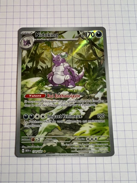 CARTE POKÉMON NIDOKING 174/165 MEW Ecarlate Violet 151 FR NEUF EUR 25,00 - PicClick FR
