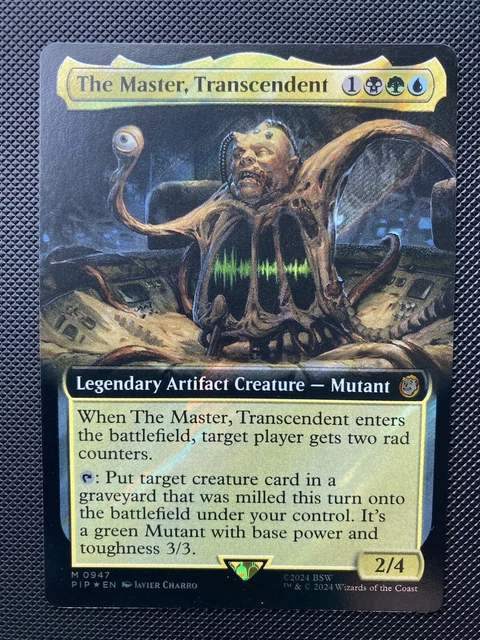 MAGIC: THE GATHERING - The Master, Transcendant (Extended Surge Foil ...