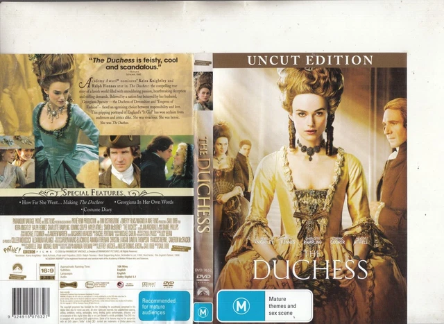 THE DUCHESS-2005-[KEIRA KNIGHTLEY]-SAUL Dibb Film-Uncut Edition-Movie ...