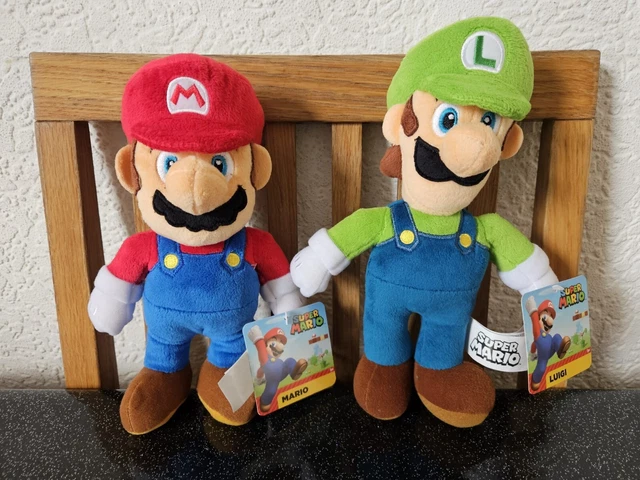 SUPER MARIO & Luigi Plush Official Nintendo Teddy with Tags £10.00 ...