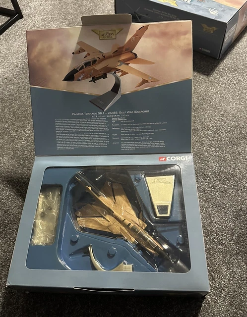NEW CORGI AA33602 1:72 Scale Panavia Tornado GR.1 ZA465 Gulf War ...