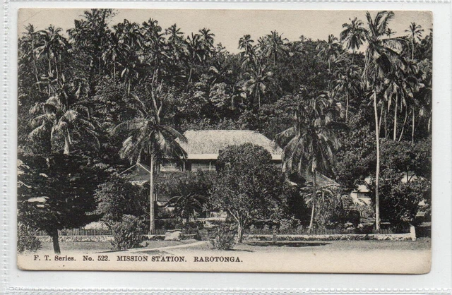 MISSION STATION, RAROTONGA: Cook Islands postcard (C71627) £9.95 ...