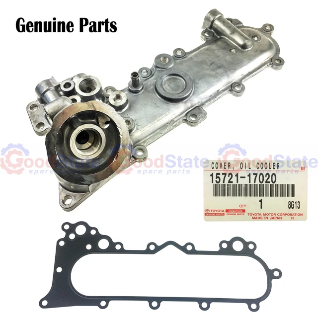 GENUINE TOYOTA LANDCRUISER 80 Series 1HD T 1HD FT 4.2L Oil Cooler Cover ...