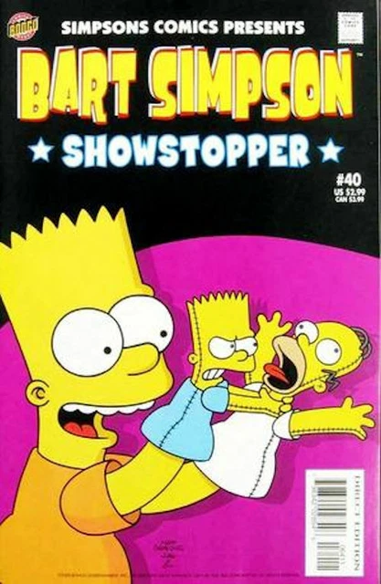 SIMPSONS COMICS PRESENTS Bart Simpson Issue# 40 SHOWSTOPPER EUR 14,21 - PicClick IT