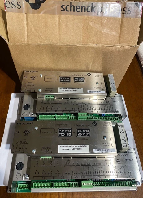 DISOCONT VSE 20100 + VLW20150 + VPB20100 SCHENCK PROCESS (VSM20101 ...