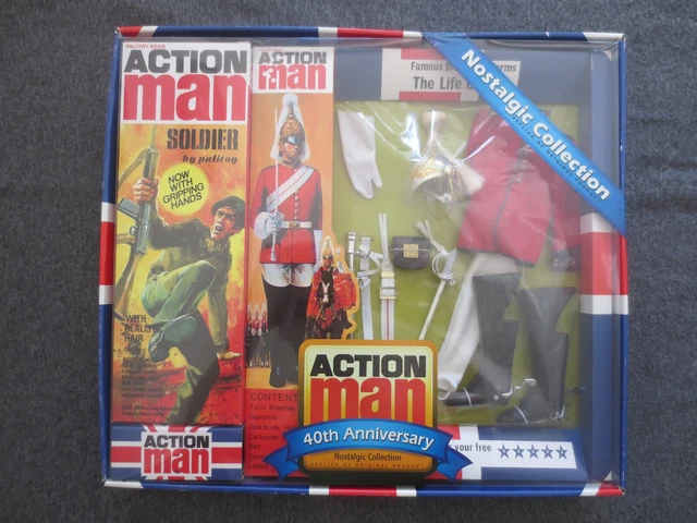 ACTION MAN 40TH Anniversary Soldier Fig. + The Life Guards Set, New ...
