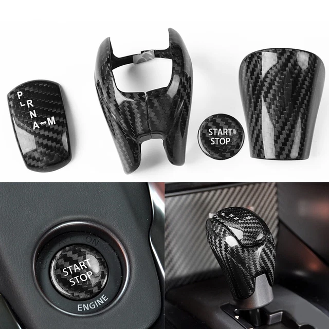 HOUSSE BOUTON D'ALLUMAGE en fibre de carbone look agressif pour Nissan GTR R35 0 EUR 149,45 ...
