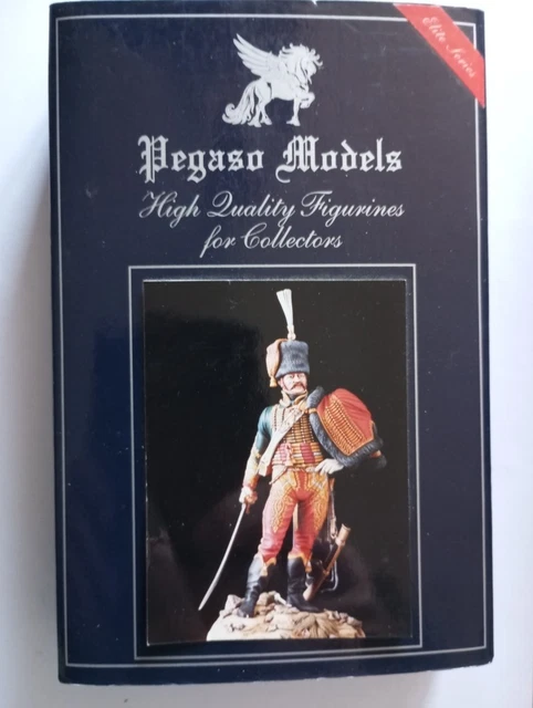 FIGURINE 90MM- PEGASO MODELS -officier de hussard de la garde du roi de ...