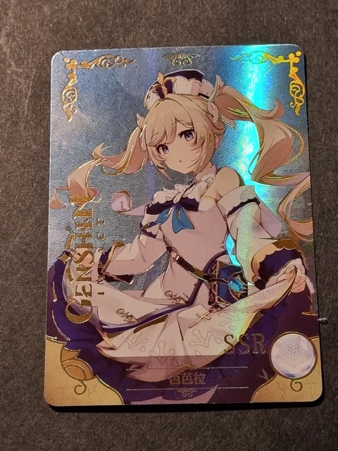 BARBARA GENSHIN IMPACT -Goddess Story - Ssr - Ns-2M02-010 -Holo Card -Sexy Waifu EUR 15,00 ...
