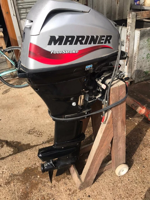 MARINER 15HP 4 Stroke Long Shaft Outboard Engine £1,650.00 - PicClick UK