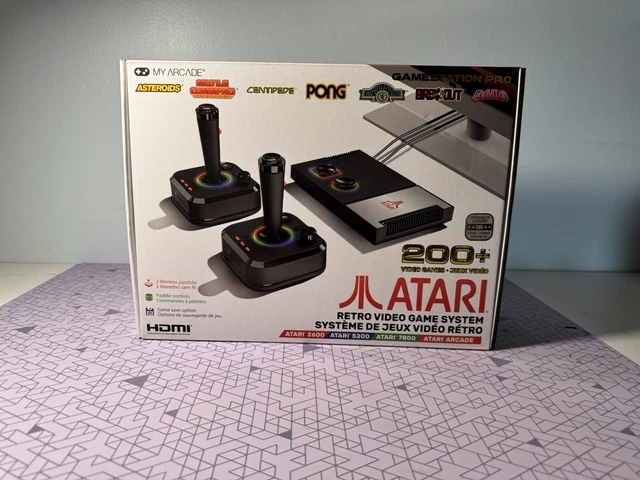 GAMESTATION PRO ATARI Retro Video Game System, 200+ Games, DGUNL-7012 ...