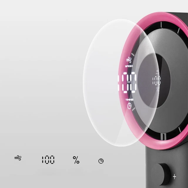 PORTABLE LED DIGITAL Display Portable Turbine Charging Cable Cooling ...