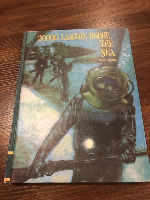 VINTAGE 20,000 LEAGUES Under The Sea Educator Classic Library 1968 Book ...