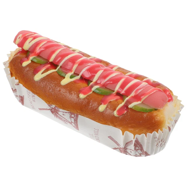 SIMULAZIONE PANE HOT Dog Artificiale Alimenti Realistici Pane EUR 10,55 ...